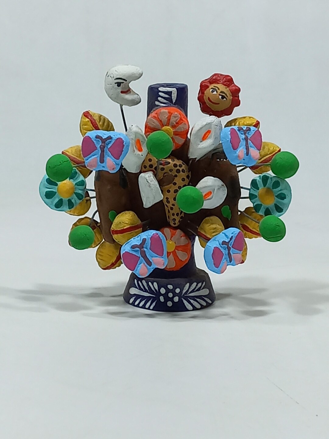 CLAY TREE of LIFE, 100% Handmade, Colorful Mexican Folk Art - Etsy