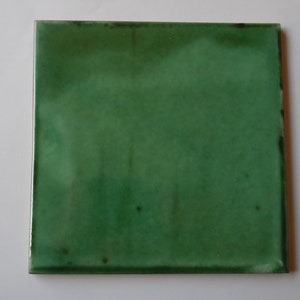 20 CERAMIC TILES 6" Green Mexican Tile, Handmade Talavera Backsplash ...