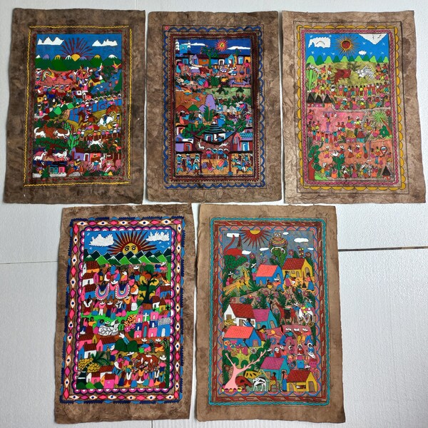 Amate Bark Painting - Etsy