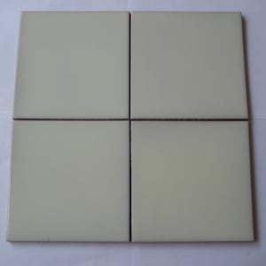 40 CERAMIC TILES 6" off White Mexican Tile, Handmade Talavera ...