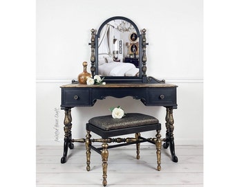 Antique Makeup Table - Etsy
