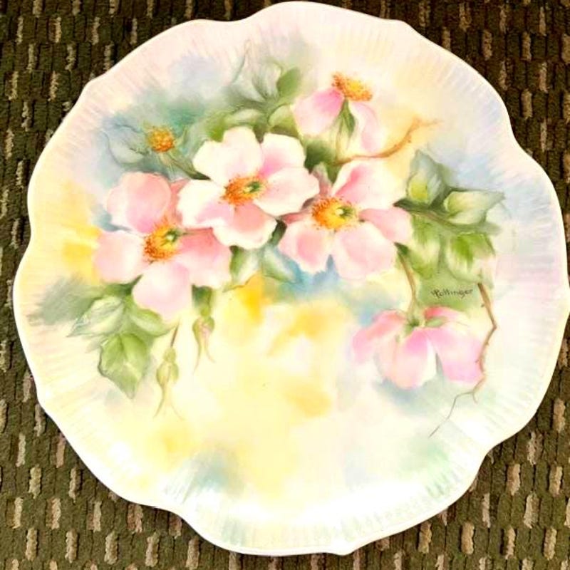 Handpainted Signed China - Etsy
