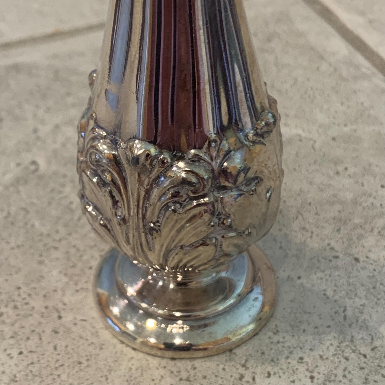 Vintage W.B. Mfg Co (weidlich Bros) Silver Plate Salt and Pepper Shaker ...
