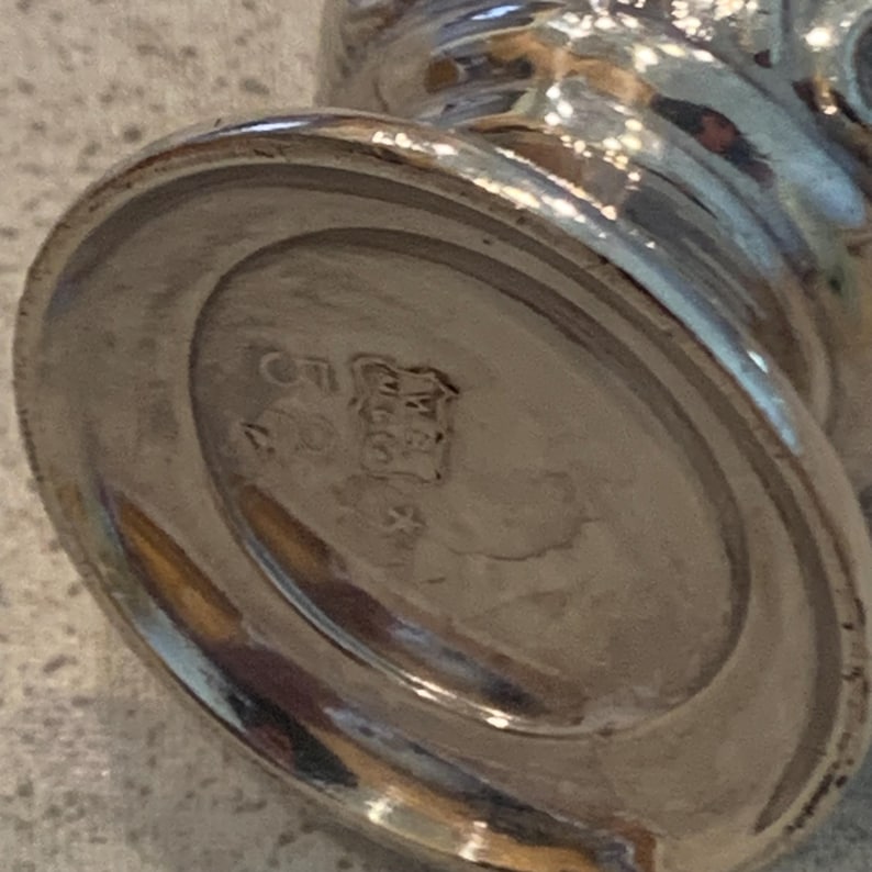 Vintage W.B. Mfg Co (weidlich Bros) Silver Plate Salt and Pepper Shaker ...