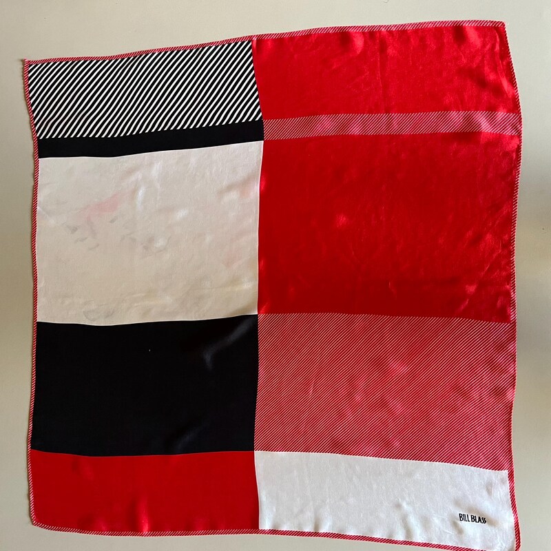 Red and Black Scarf - Etsy