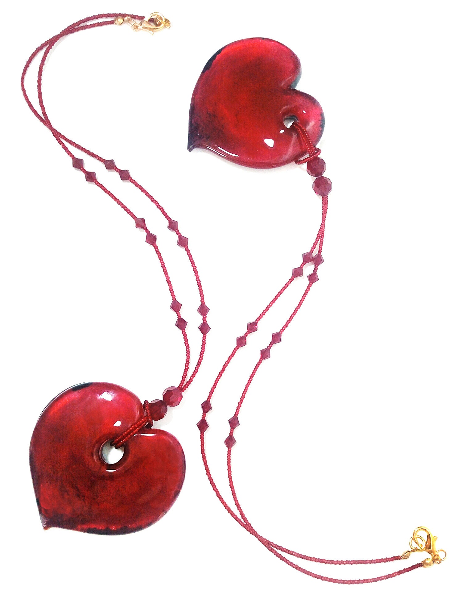 Murano Glass Heart by Mystery of Venice Red Passion Heart, Murano Glass ...