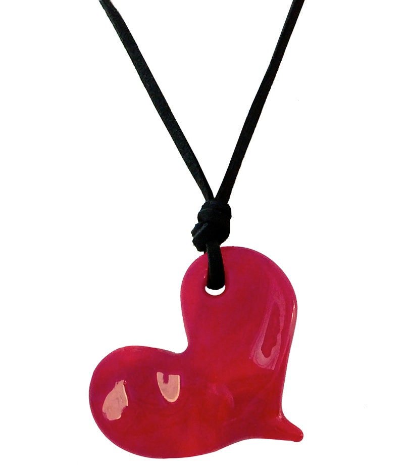 Murano Glass Heart by Mystery of Venice, Murano Glass Heart, Red Glass ...