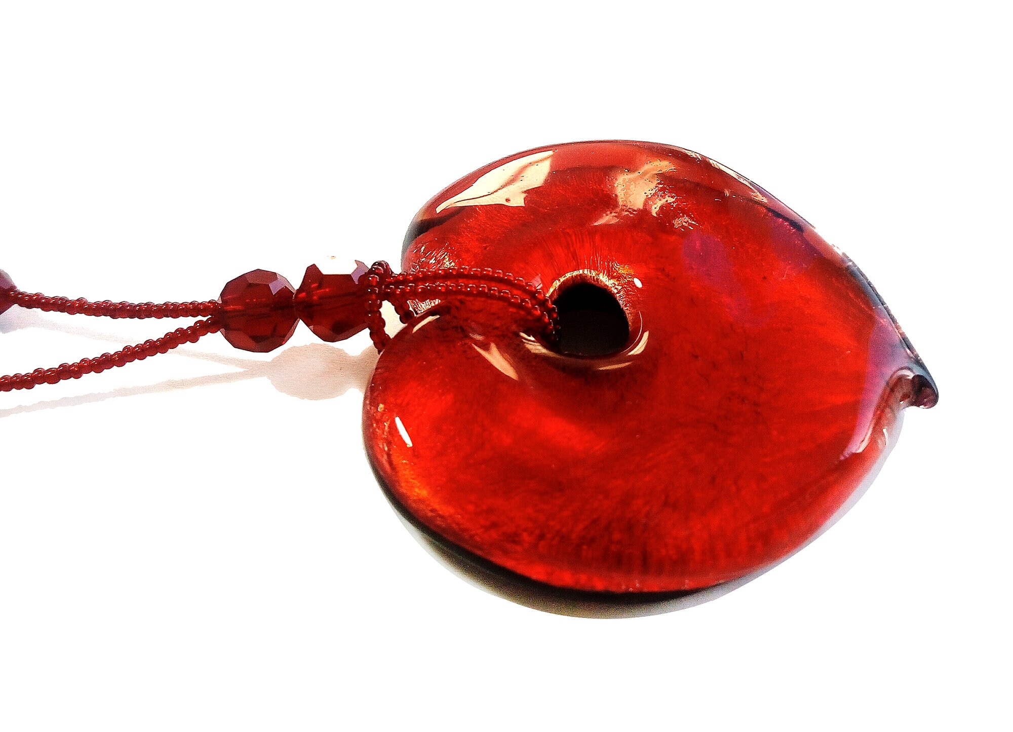 Murano Glass Heart by Mystery of Venice Red Passion Heart, Murano Glass ...