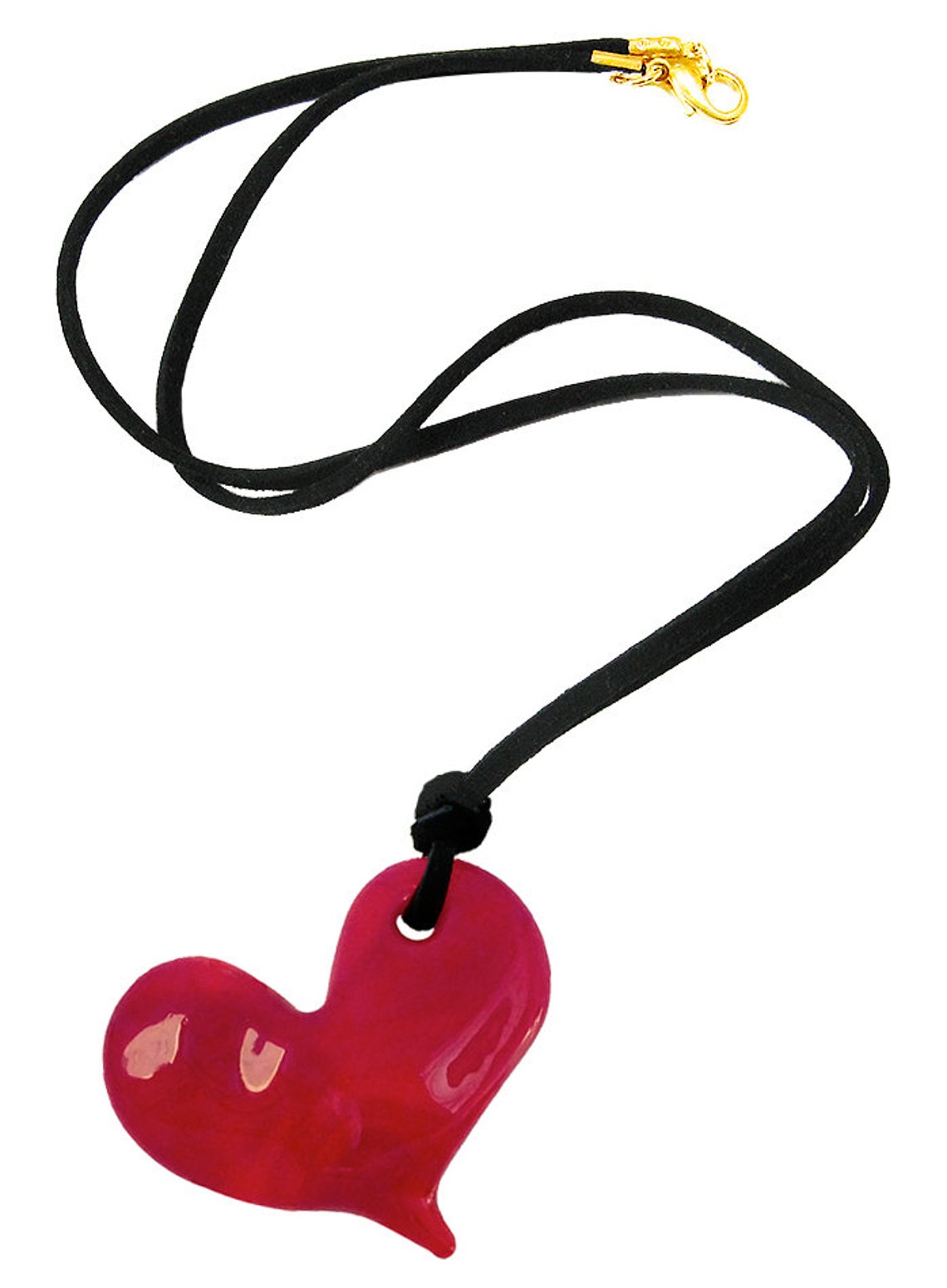 Murano Glass Heart by Mystery of Venice, Murano Glass Heart, Red Glass ...