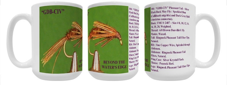 104: “GDB-CIV” Pheasant Tail – Silver Flash Back - "gdb Nymph May Fly ...