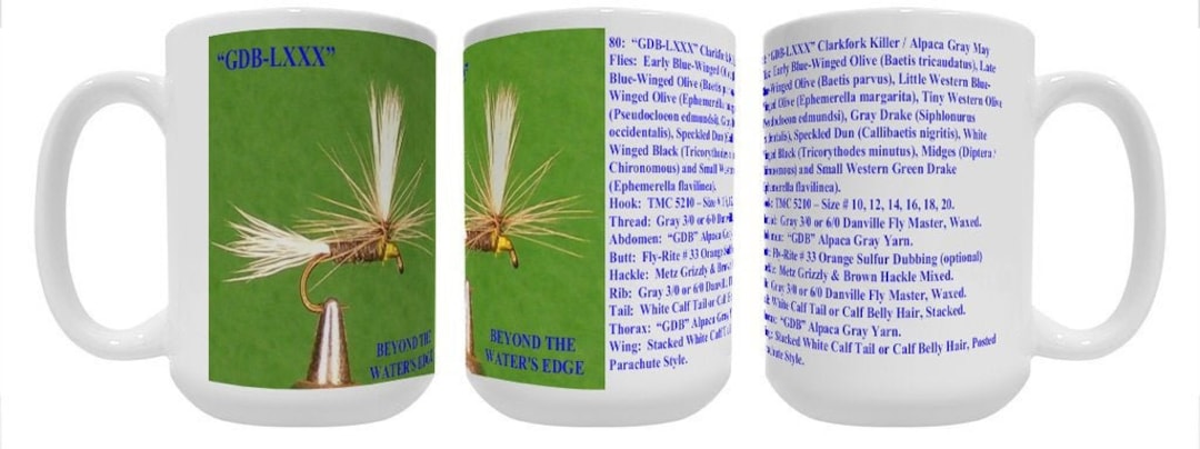 80: GDB-LXXX Clarkfork Killer / Alpaca Gray GDB Dry May Fly Collection ...