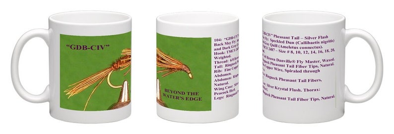 104: “GDB-CIV” Pheasant Tail – Silver Flash Back - "gdb Nymph May Fly ...