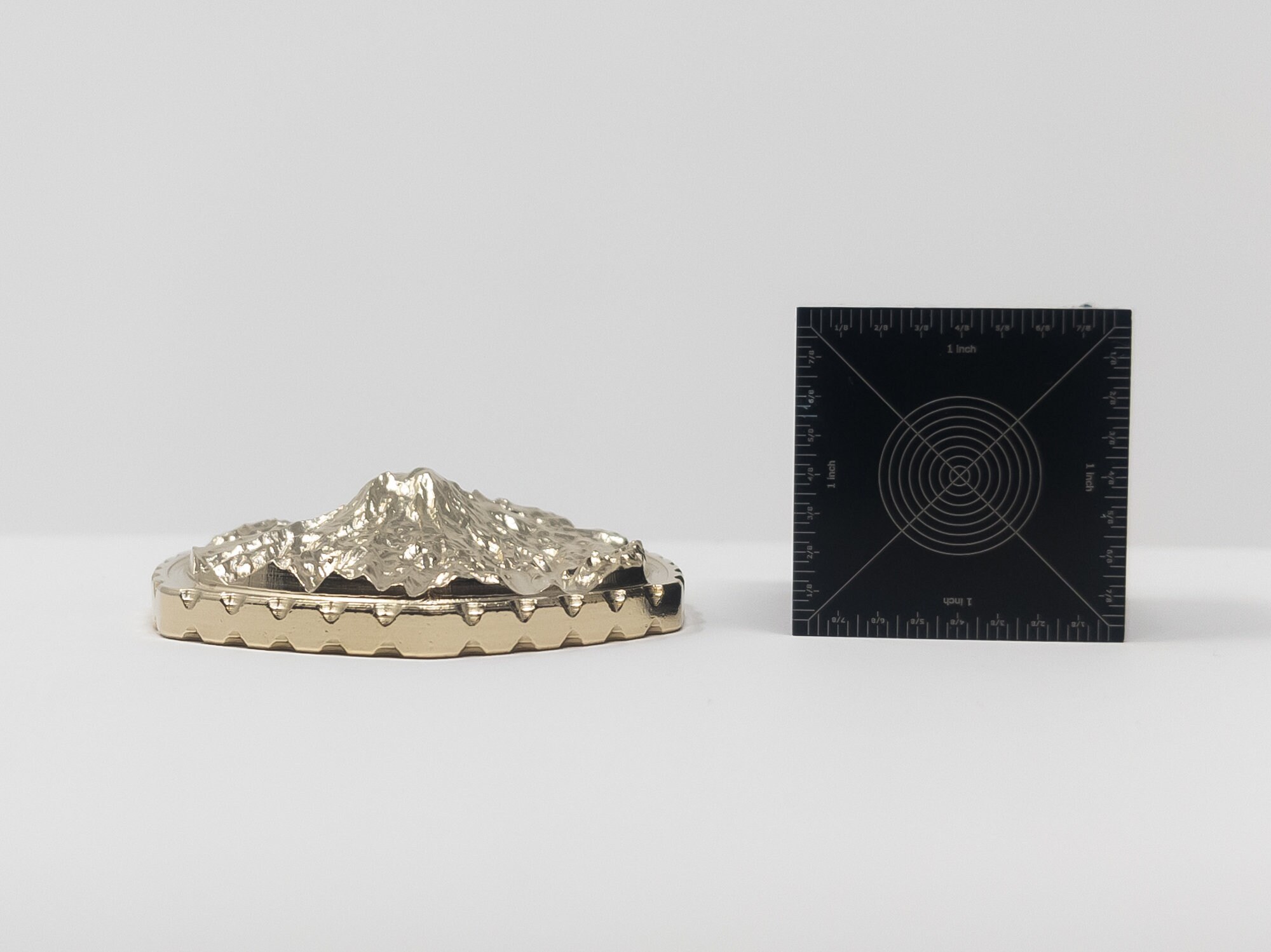 Mount Rainier 3D High Relief Topo Coin - Etsy