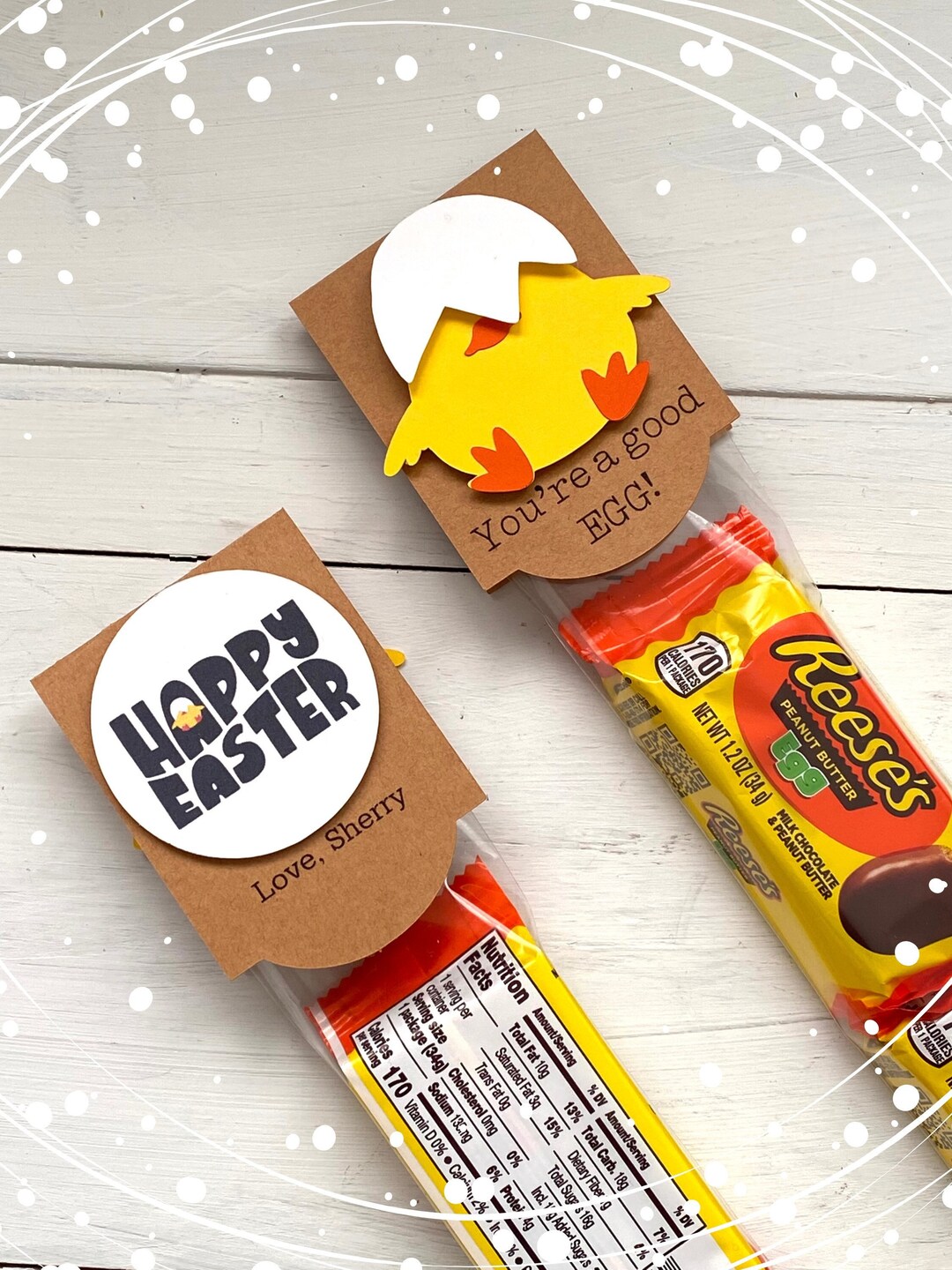 Personalized Easter Tags, Easter Basket Stuffers, Easter Party Favor ...