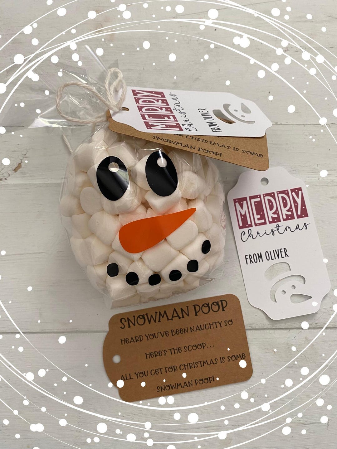 Christmas Party Favors, Snowman Poop, Student Christmas Gift, Classroom ...