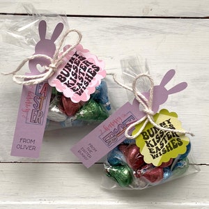 Personalized Easter Gift Tags for Kids, Easter Treat Bags, Easter ...