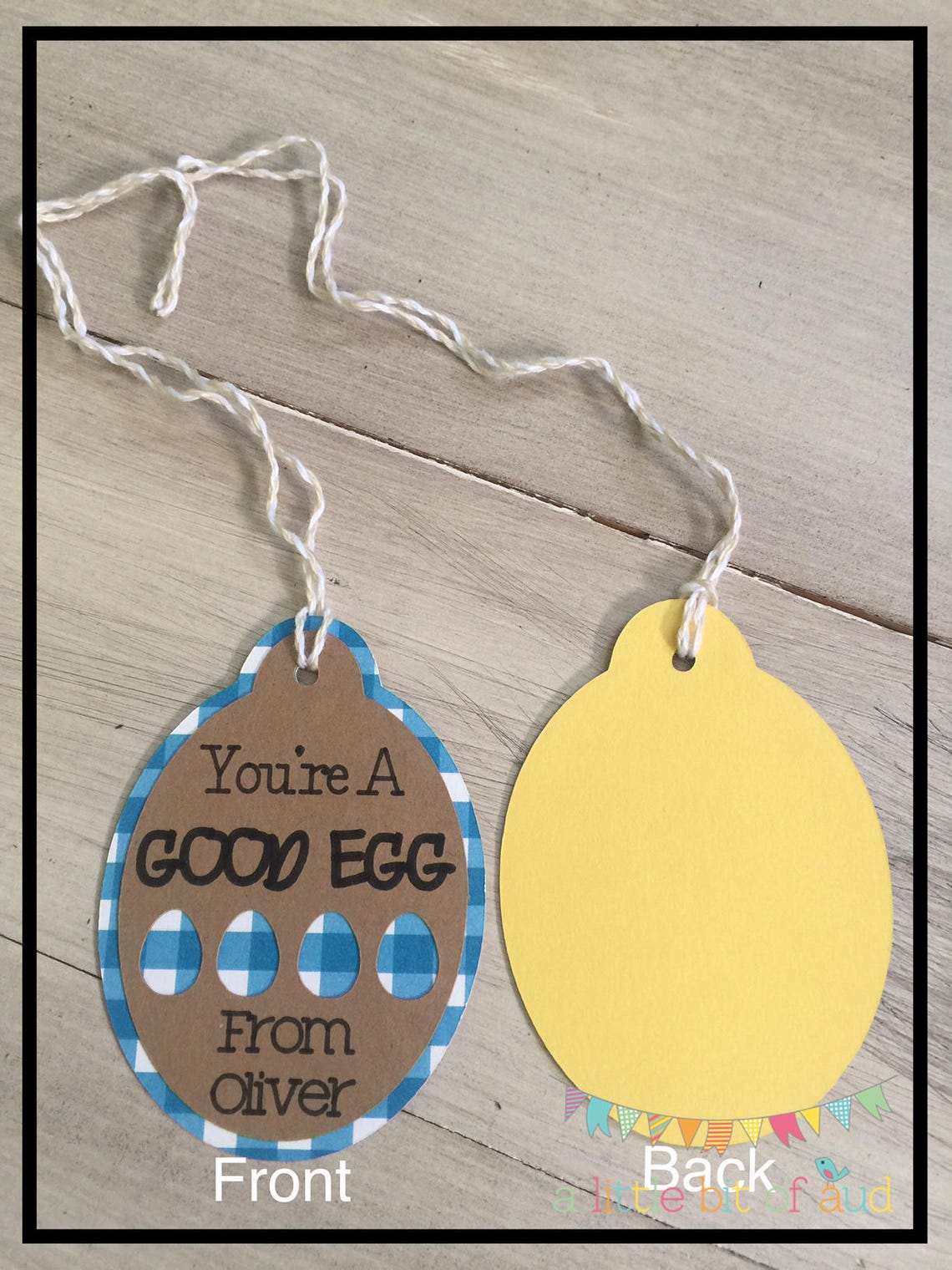 Personalized Easter Gift Tags for Kids Easter Treat Bags | Etsy