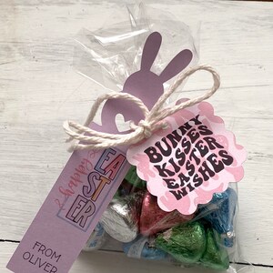 Personalized Easter Gift Tags for Kids, Easter Treat Bags, Easter ...