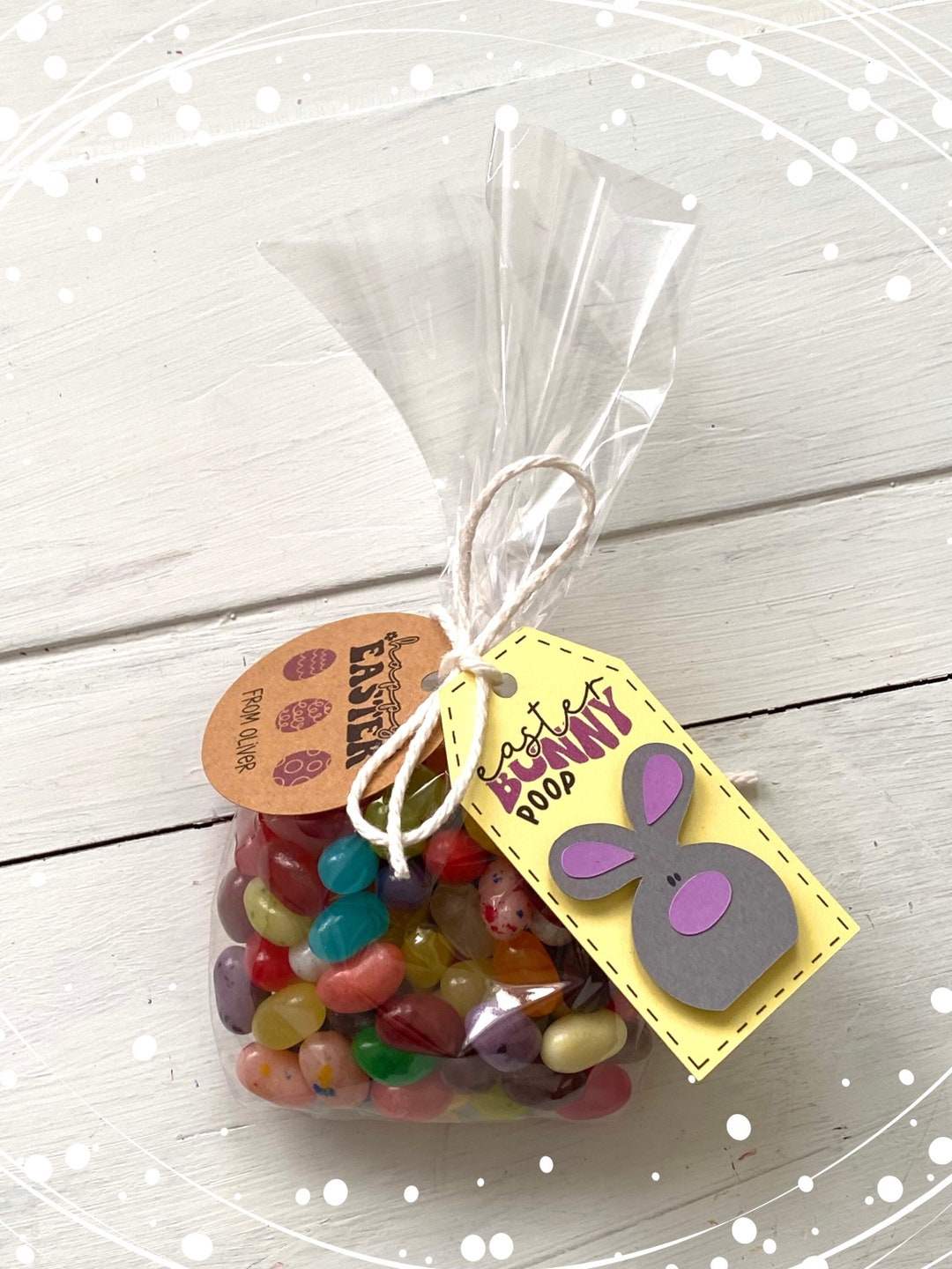 Personalized Easter Gift Tags for Kids, Easter Treat Bags, Easter ...