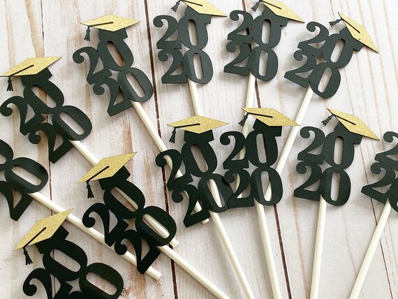 Graduation Decorations Graduation Centerpiece Sticks | Etsy