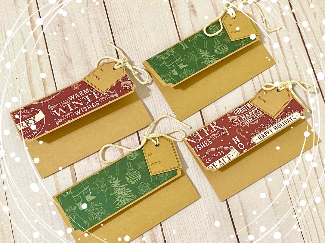 Christmas Gift Card Holder, Christmas Money Card, Holiday Gift Card ...