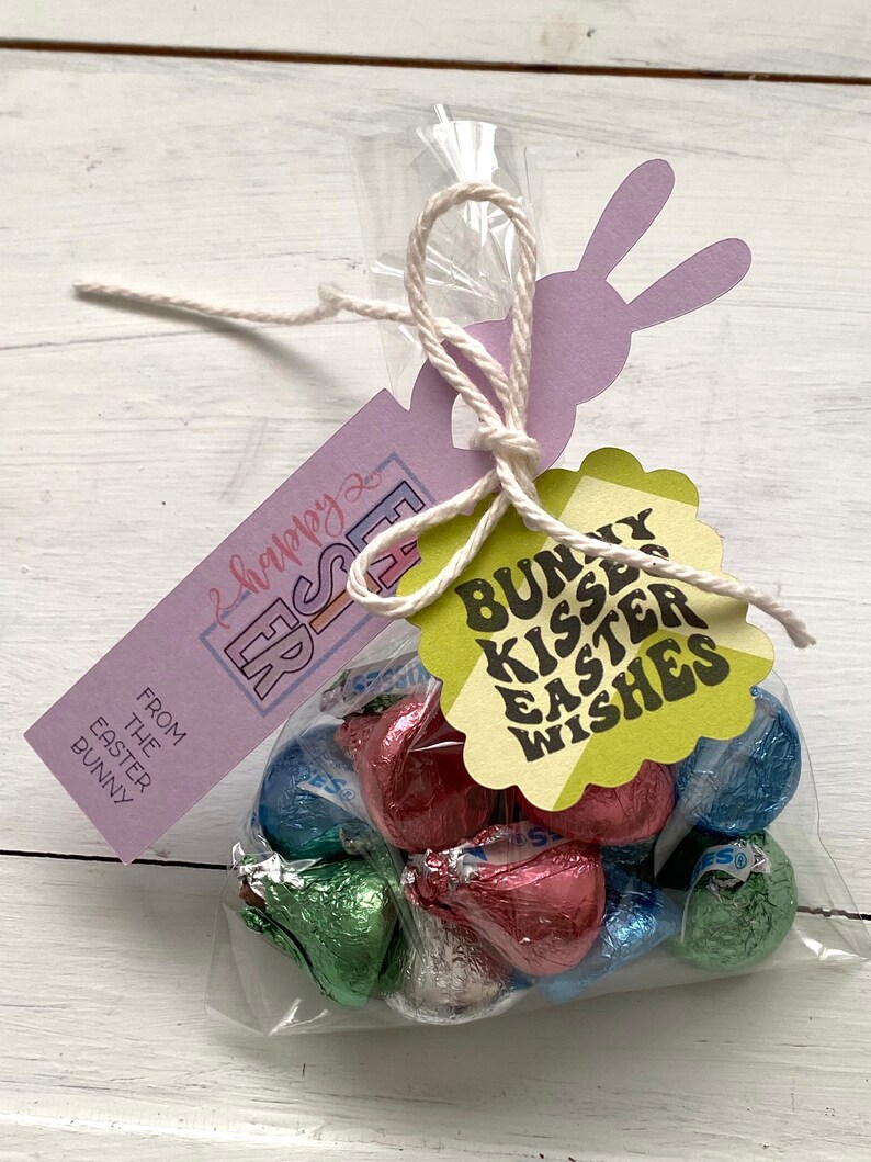 Personalized Easter Gift Tags for Kids Easter Treat Bags - Etsy