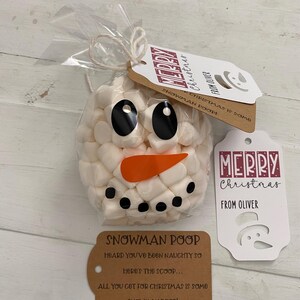 Christmas Party Favors, Snowman Poop, Student Christmas Gift, Classroom ...