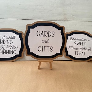 Graduation Table Decorations, Candy Table Sign, Graduation Party ...