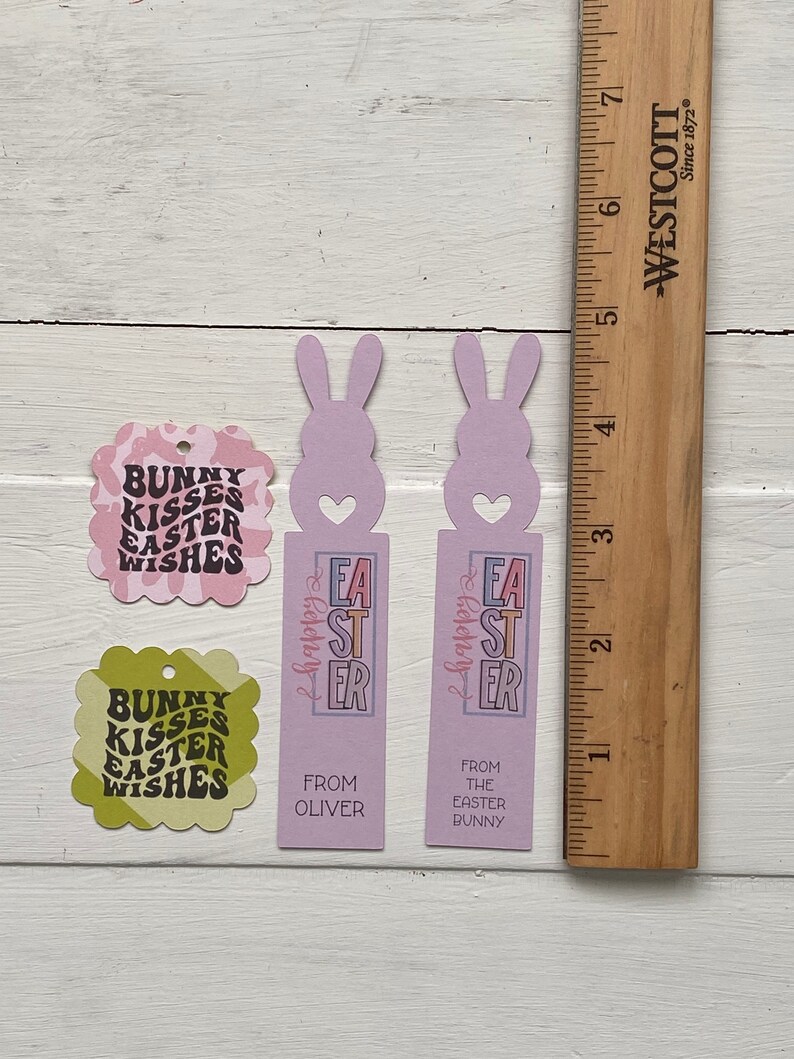 Personalized Easter Gift Tags for Kids Easter Treat Bags - Etsy