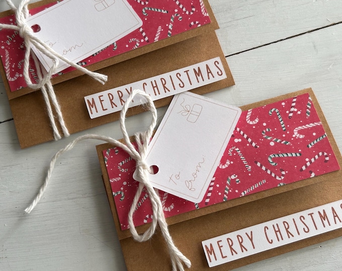 Christmas Gift Card Holder, Christmas Money Card, Holiday Gift Card ...