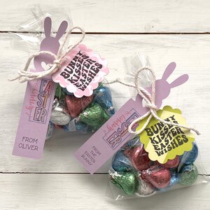 Personalized Easter Gift Tags for Kids, Easter Treat Bags, Easter ...