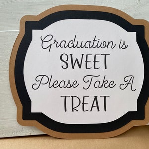 Graduation Table Decorations, Candy Table Sign, Graduation Party ...