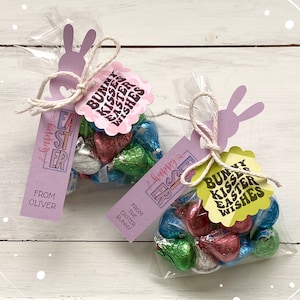Personalized Easter Gift Tags for Kids, Easter Treat Bags, Easter ...