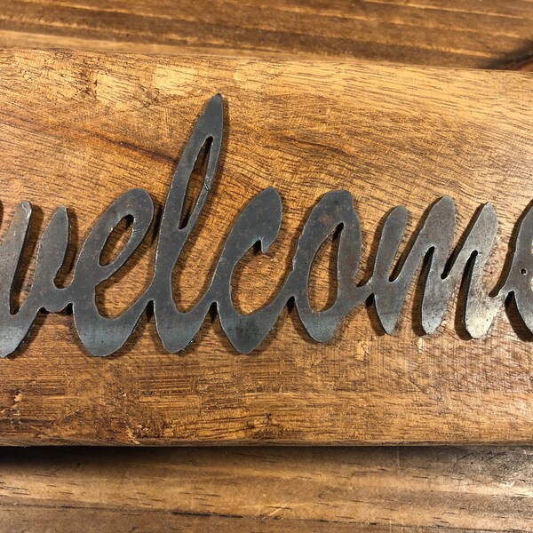 Welcome Letter Cutout - Etsy