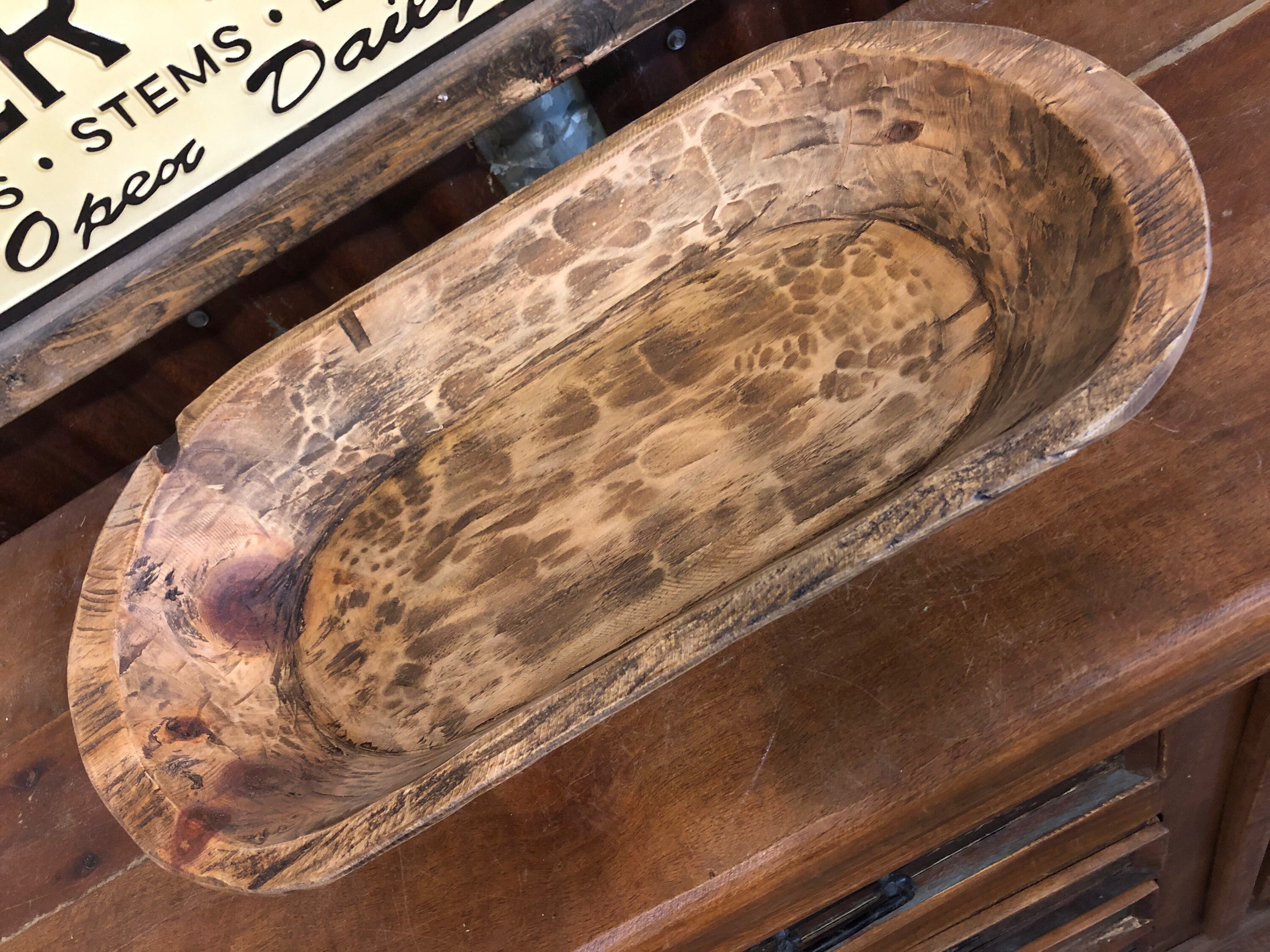 Thick Large Bowl Stained - Etsy