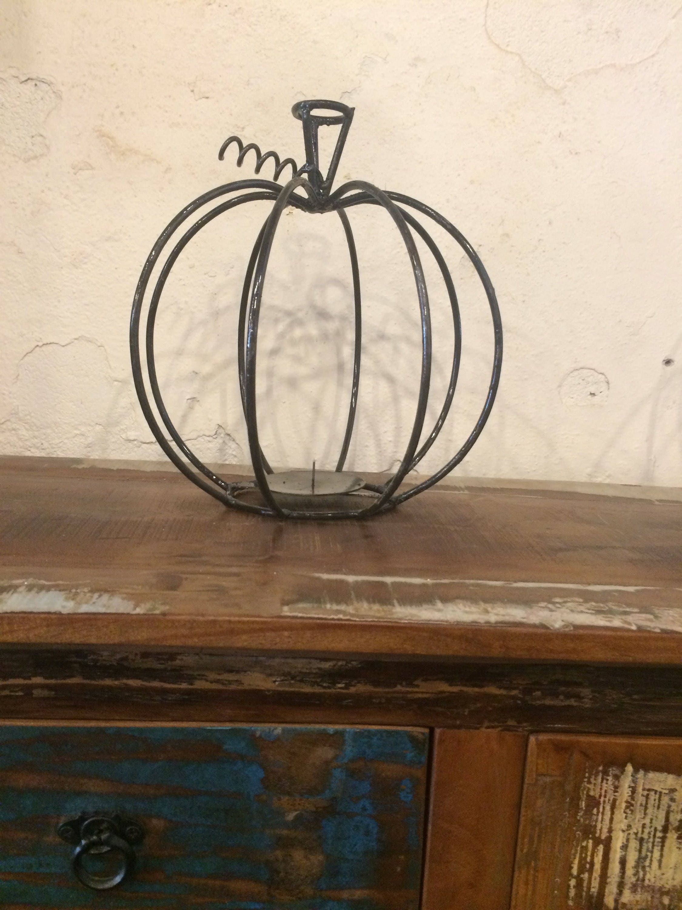 Metal Pumpkin Medium | Etsy
