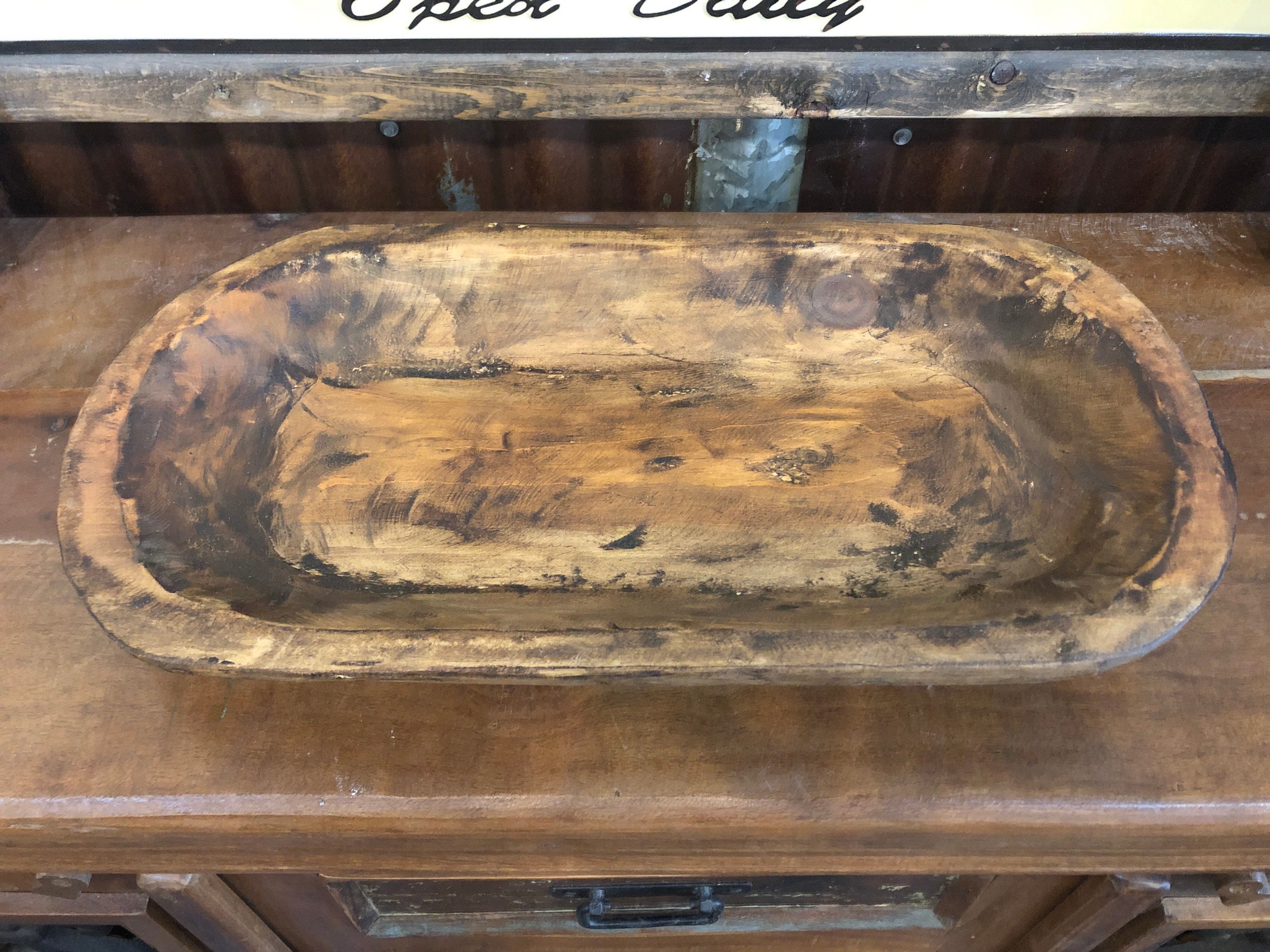 Thick Large Bowl Stained | Etsy