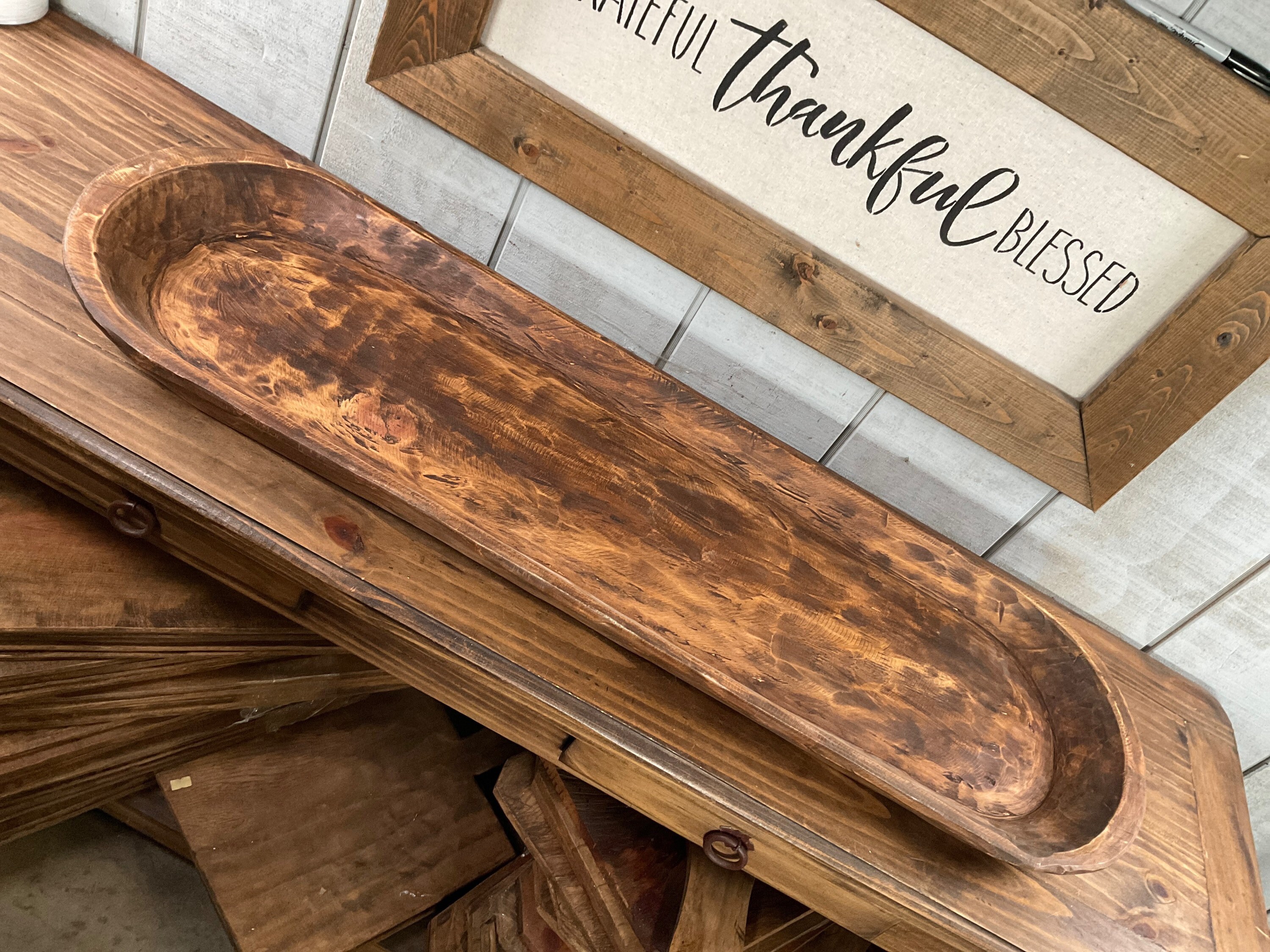 XL Trough Stained - Etsy