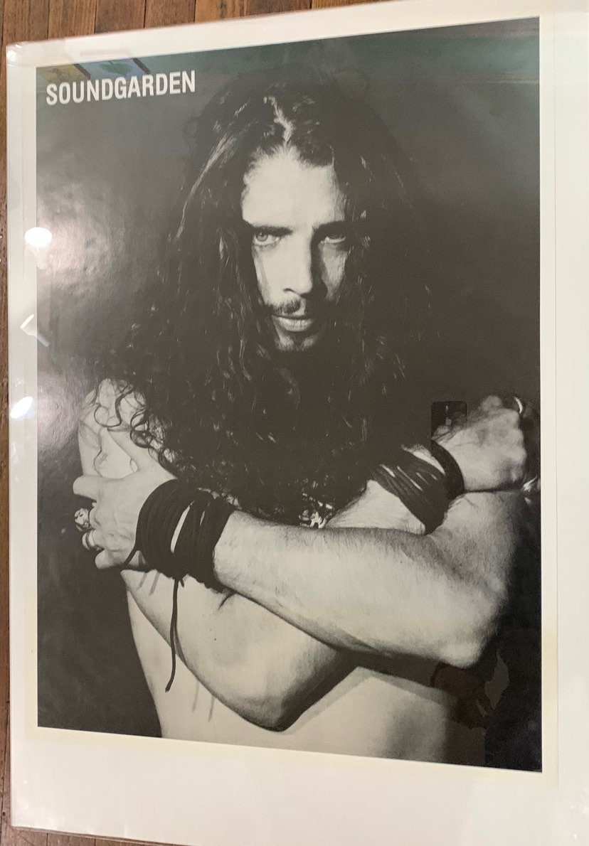 Soundgarden Poster Very Rare Vintage Deadstock Poster Chris - Etsy