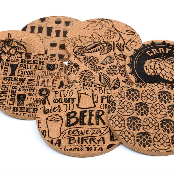 Craft Beer Coasters - Etsy