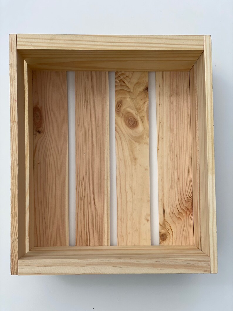 Engraved Personalized Pine Crate - Etsy