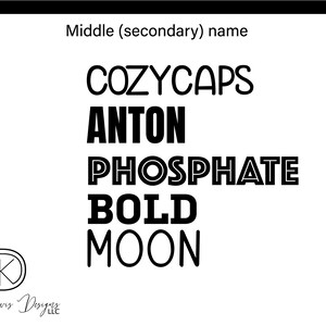 First & Middle Name Sign, Personalized Connected Name Sign, 2 Names ...