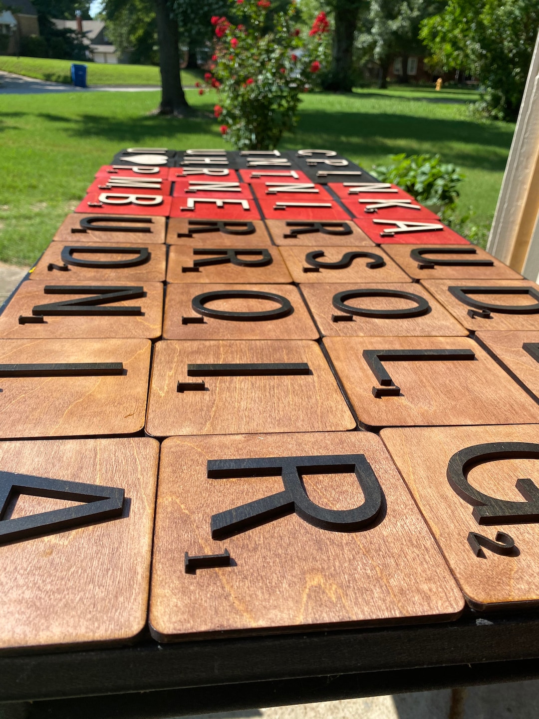 5"x 5" Large, 3D Scrabble Tiles, Family Name Wall Art, Customizable ...