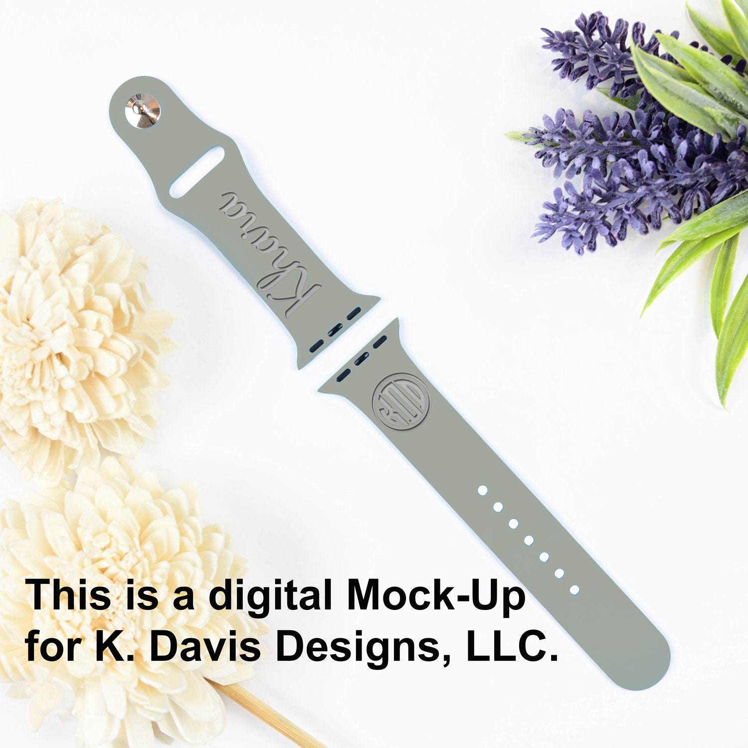 Personalized Monogramed Laser Engraved Watch Bands-fits ALL - Etsy