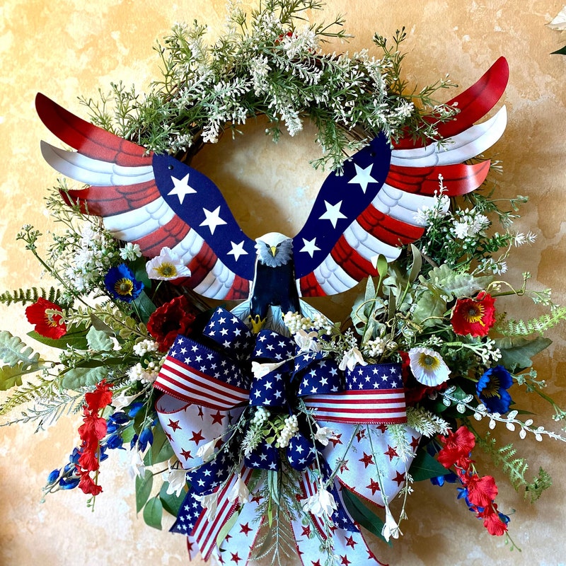 American Eagle Door Wreath - Etsy