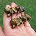 Mini Crystal Bear Figurine 1 Bear Stone Animal Carving Brown Bear Gift ...