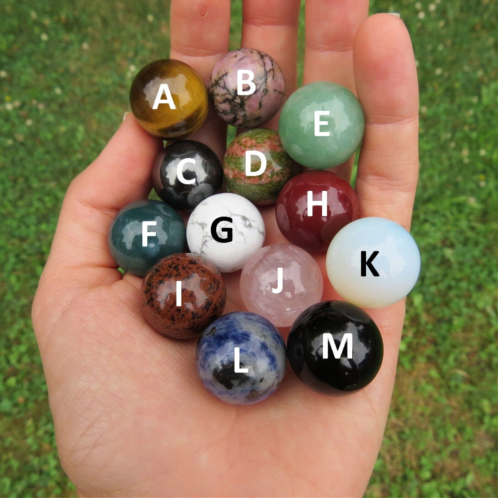 Mini Crystal Ball Gemstone Sphere 20mm Polished Crystal - Etsy