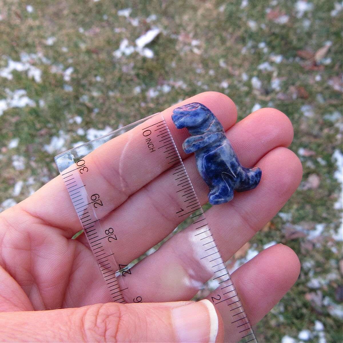 Mini Carved Crystal Dinosaur Figurine 1 Carved Stone | Etsy