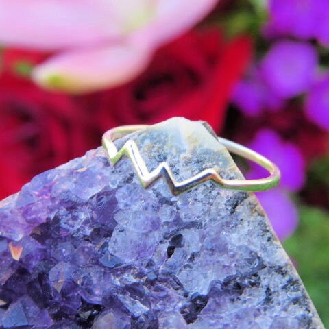 Energy Vibration Frequency Ring - Sterling Silver Spiritual Ring ...
