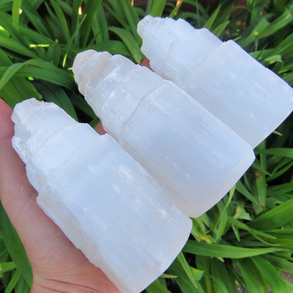 Raw Selenite Tower 4 Large Selenite Crystal Tower - Etsy